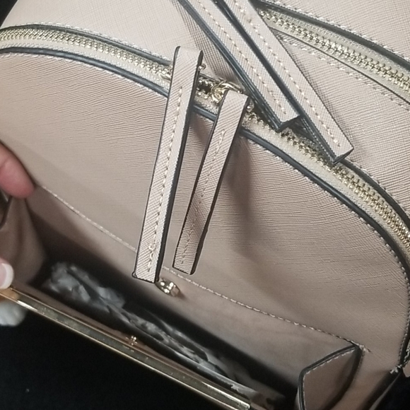 Deluxity | Bags | Deluxity Tan Backpack Purse Size Medium | Poshmark